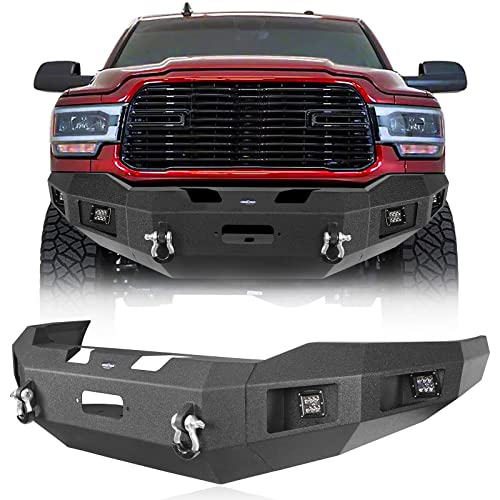 Hooke Road Steel Front Bumper For 2019 2020 2021 2022 2023 Ram 2500