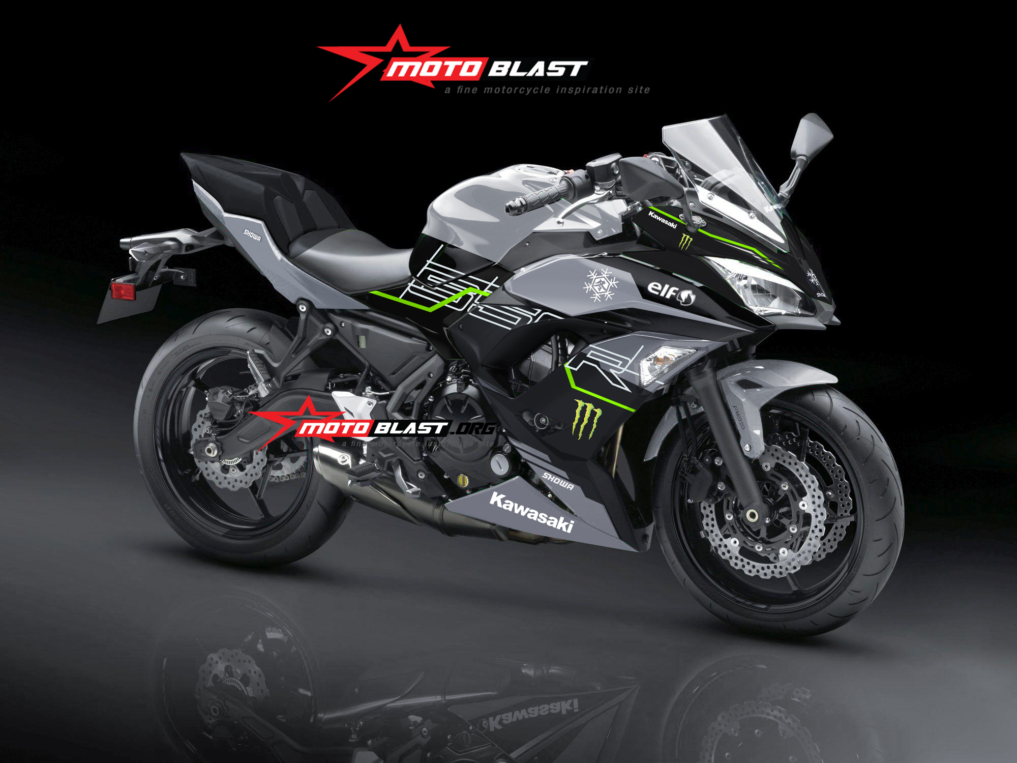 Modifikasi Striping Kawasaki Ninja 650r Livery Winter Test Worldsbk