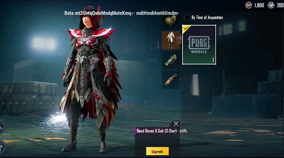 Pubg Mobile Season 18 New X Suit Blood Raven Leaked Mobile Gaming Hub