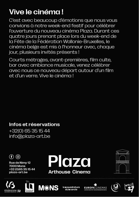 Week End Festif Dinauguration Du Plaza Arthouse Cinéma Du 24 Au 27