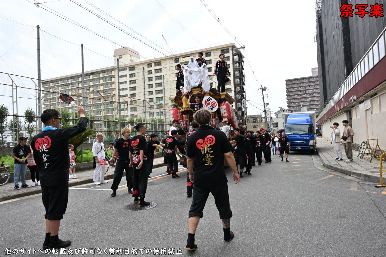 令和5年6月24日 平野郷夏祭り試験曳き（泥堂町編） 祭写楽