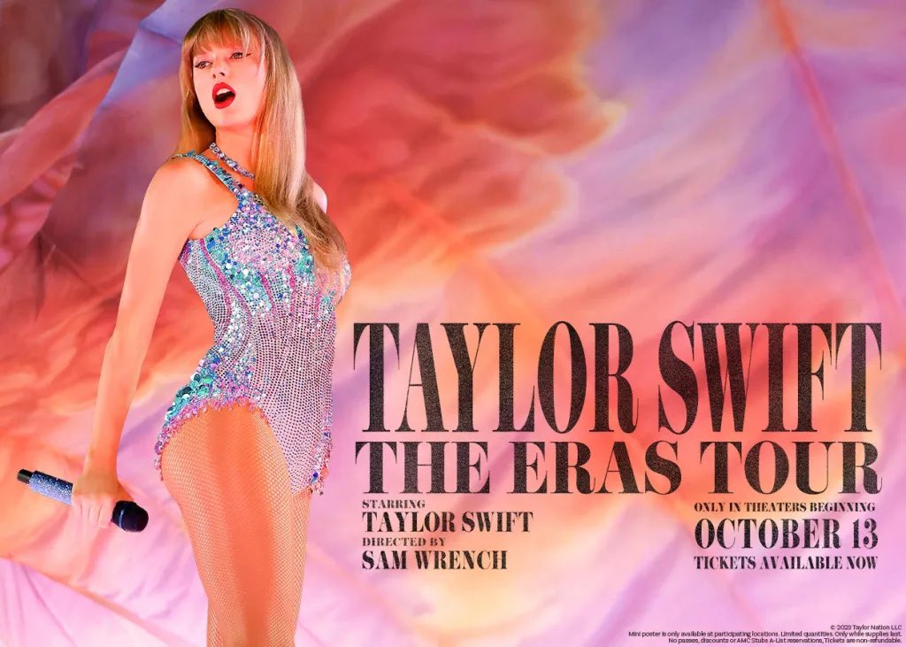 Taylor Swift Reveals The Eras Tour Concert Film With A 1 Minute