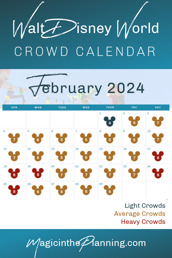 2024 Wdw Crowd Calendar Calendar Printables