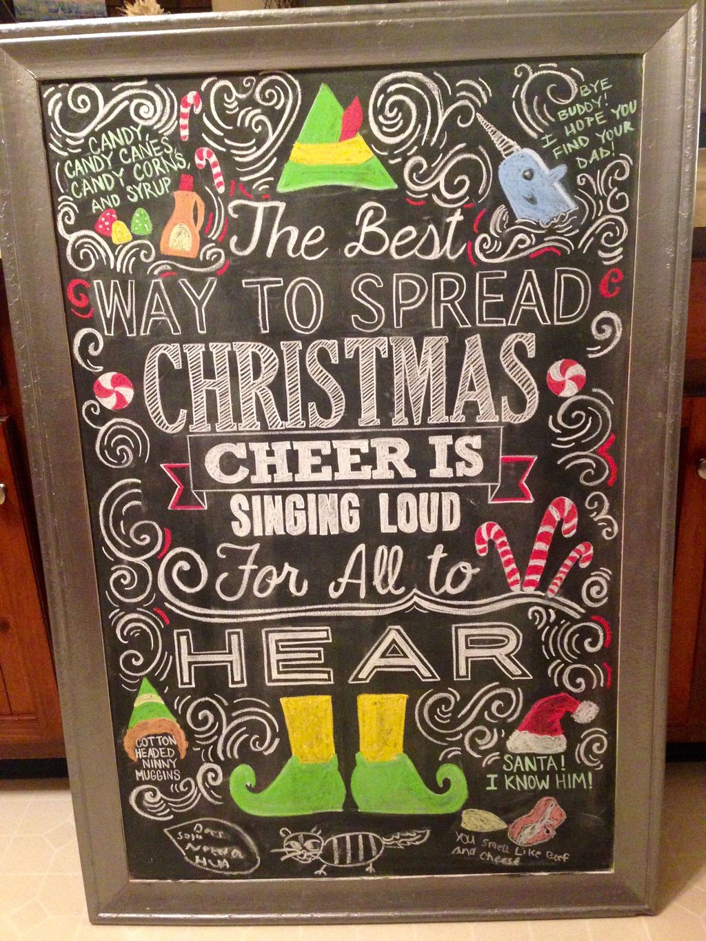 Chalkboard Christmas Signs