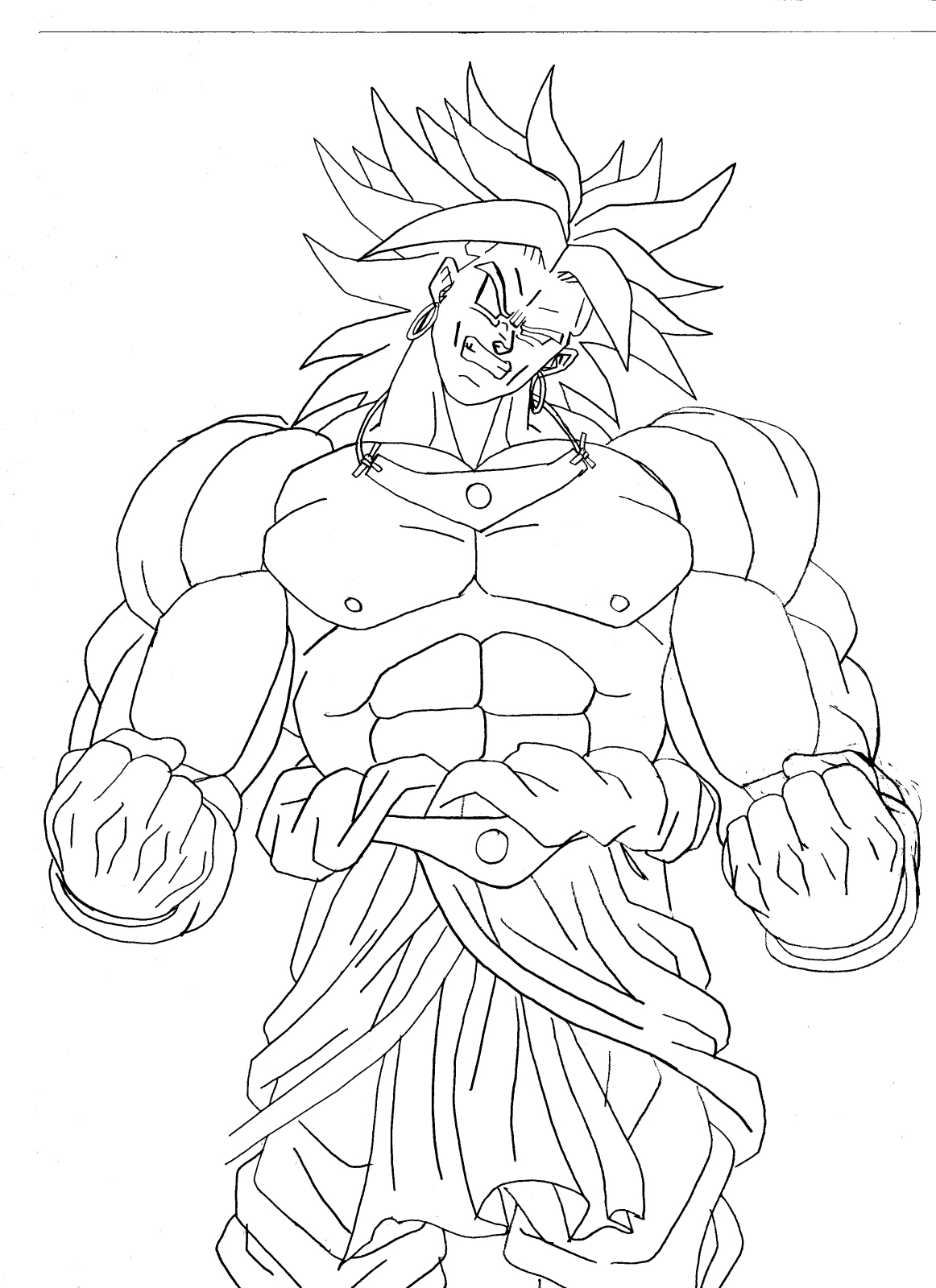 Imagen De Broly Para Pintar 10 ImÃ¡genes De Dragon Ball Super Broly