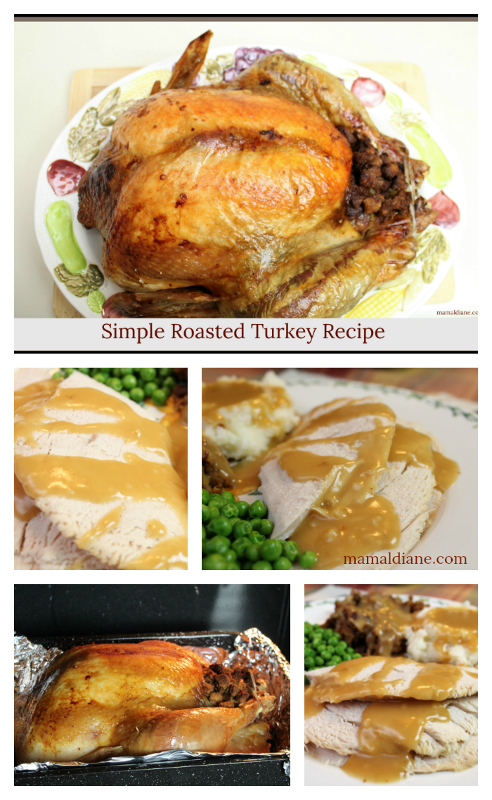 Simple Roasted Turkey Recipe Mamal Diane