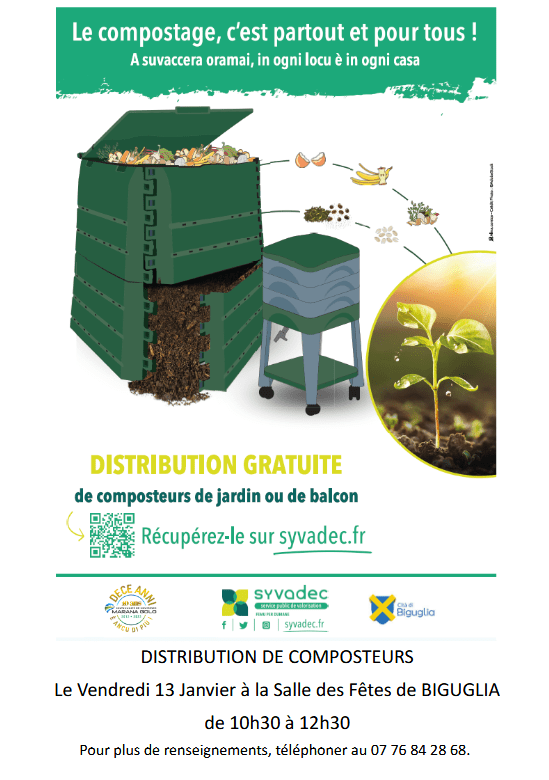 Distribution Gratuite De Composteurs à Biguglia And Borgo Ccmg