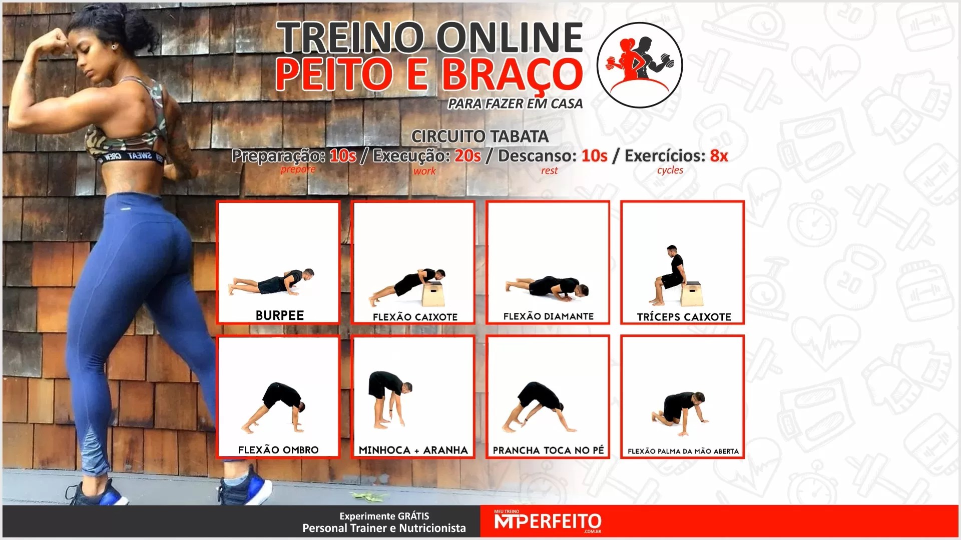 Treino Funcional De Braço E Peito Para Fazer Em Casa 07 Meu Treino