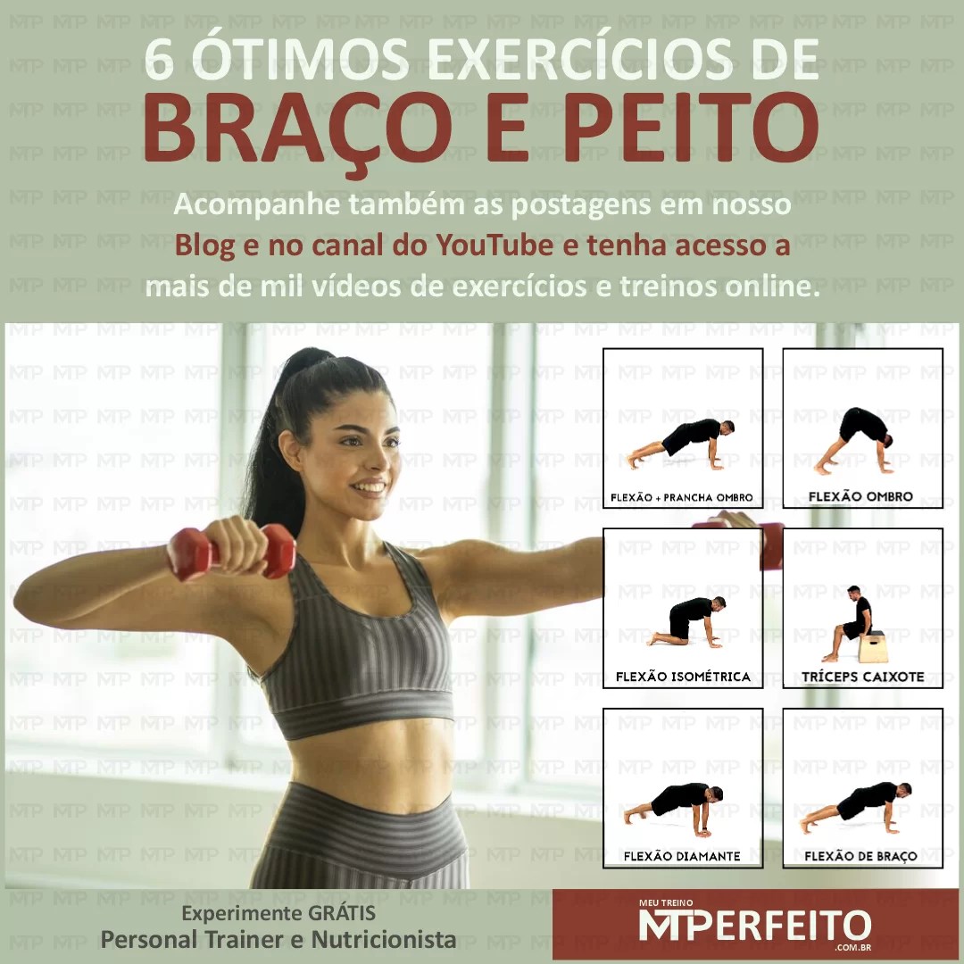 Os 6 Melhores Exercícios Para Peito E Braço Que Você Pode Fazer Em Casa