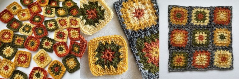 Twinkling Granny Square Crochet Pattern With Video