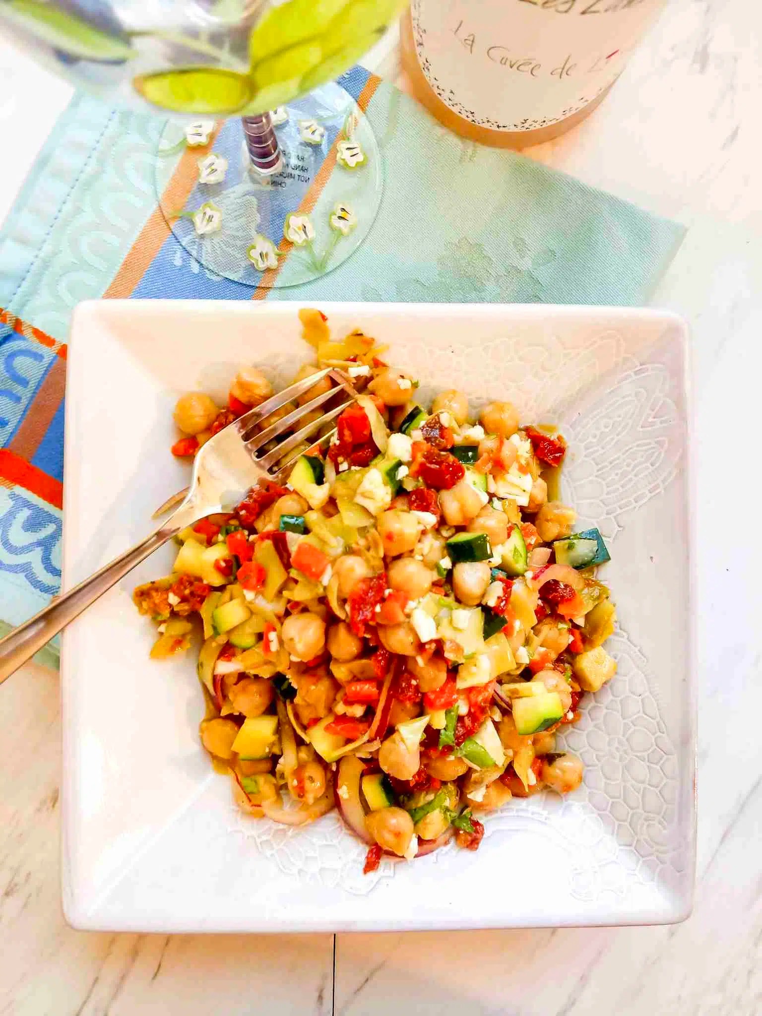 Rainbow Chickpea Salad Meal Street Kitchen