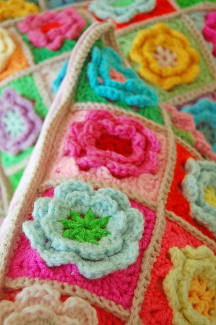 3 Magnificent Ideas Of The Free Crochet Rose Afghan Pattern