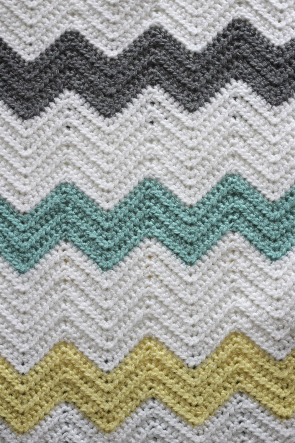 Easy Double Crochet Afghan Patterns Double Crochet Chevron Pattern