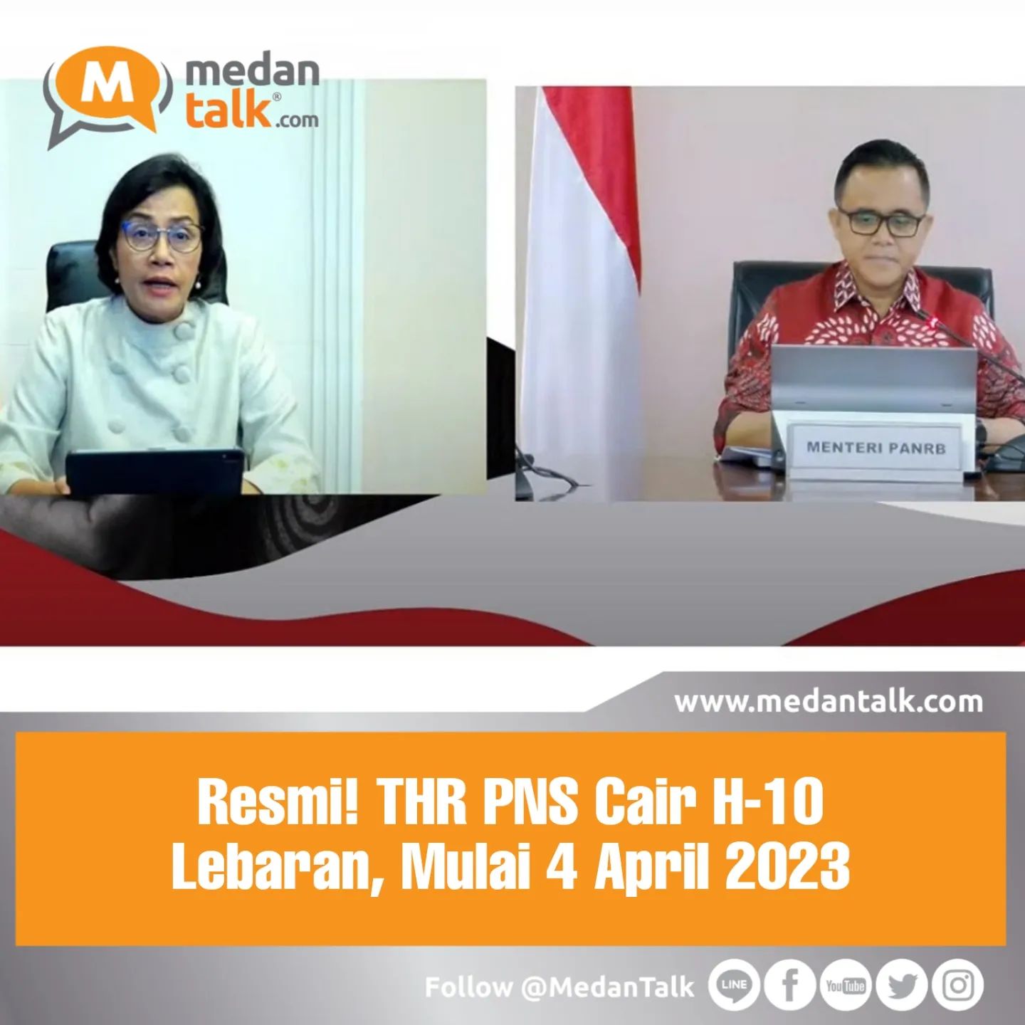 Resmi Thr Pns Cair H 10 Lebaran Mulai 4 April 2023 Menteri Keuangan