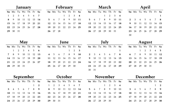 Year At A Glance Calendar 2023 Pdf Mobila Bucatarie 2