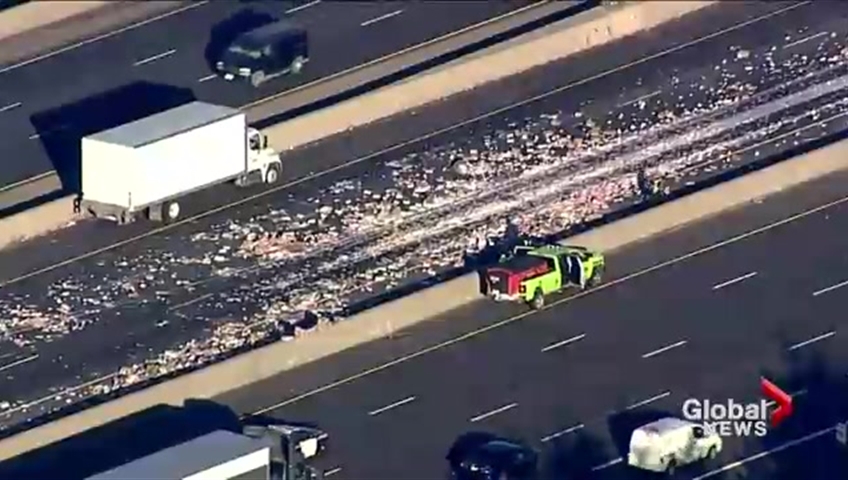 Driver 25 Charged After Crash Causes Yogurt Spill On Hwy 401 In East