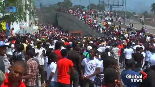 Protesters Demand Removal Of Haitian President Watch News Videos Online