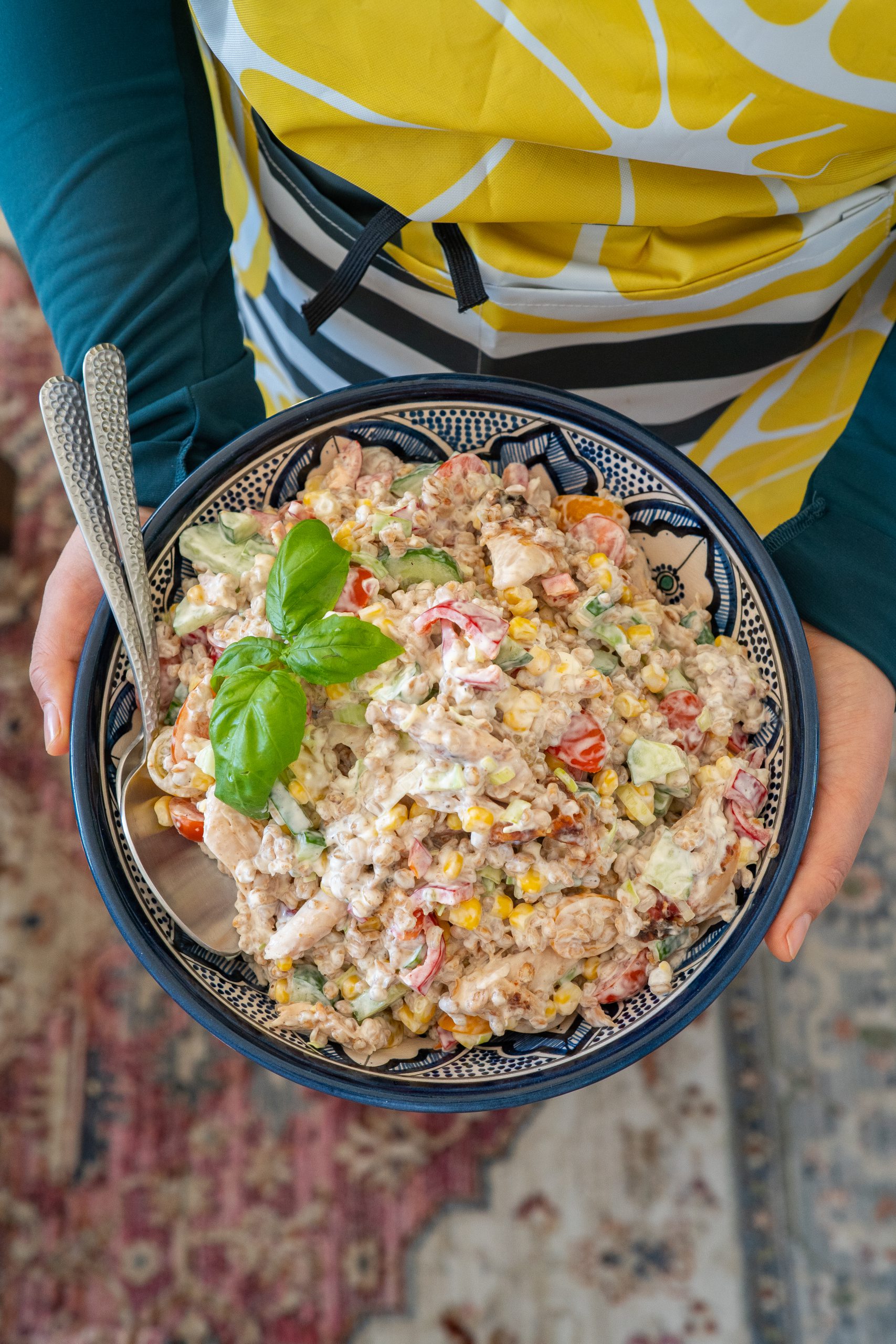 Krämig Kycklingsallad Med Matvete Zeinas Kitchen