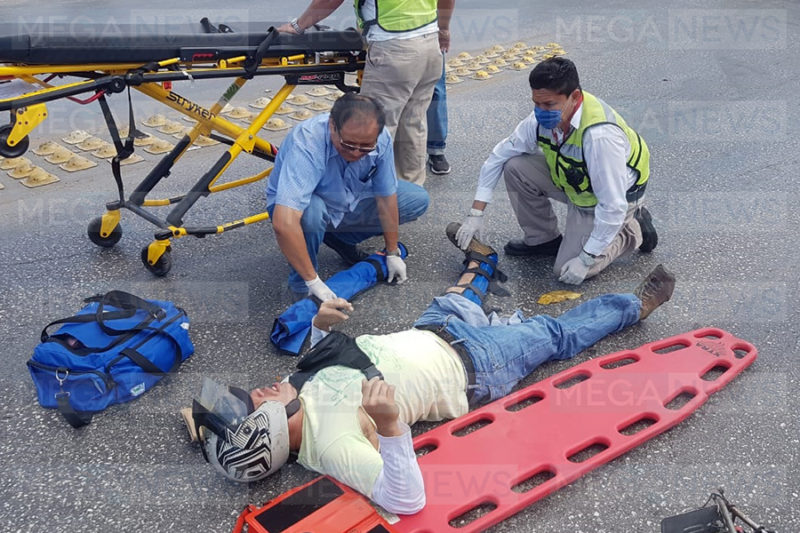 Una Persona Lesionada En Aparatoso Accidente En La Avenida Colosio