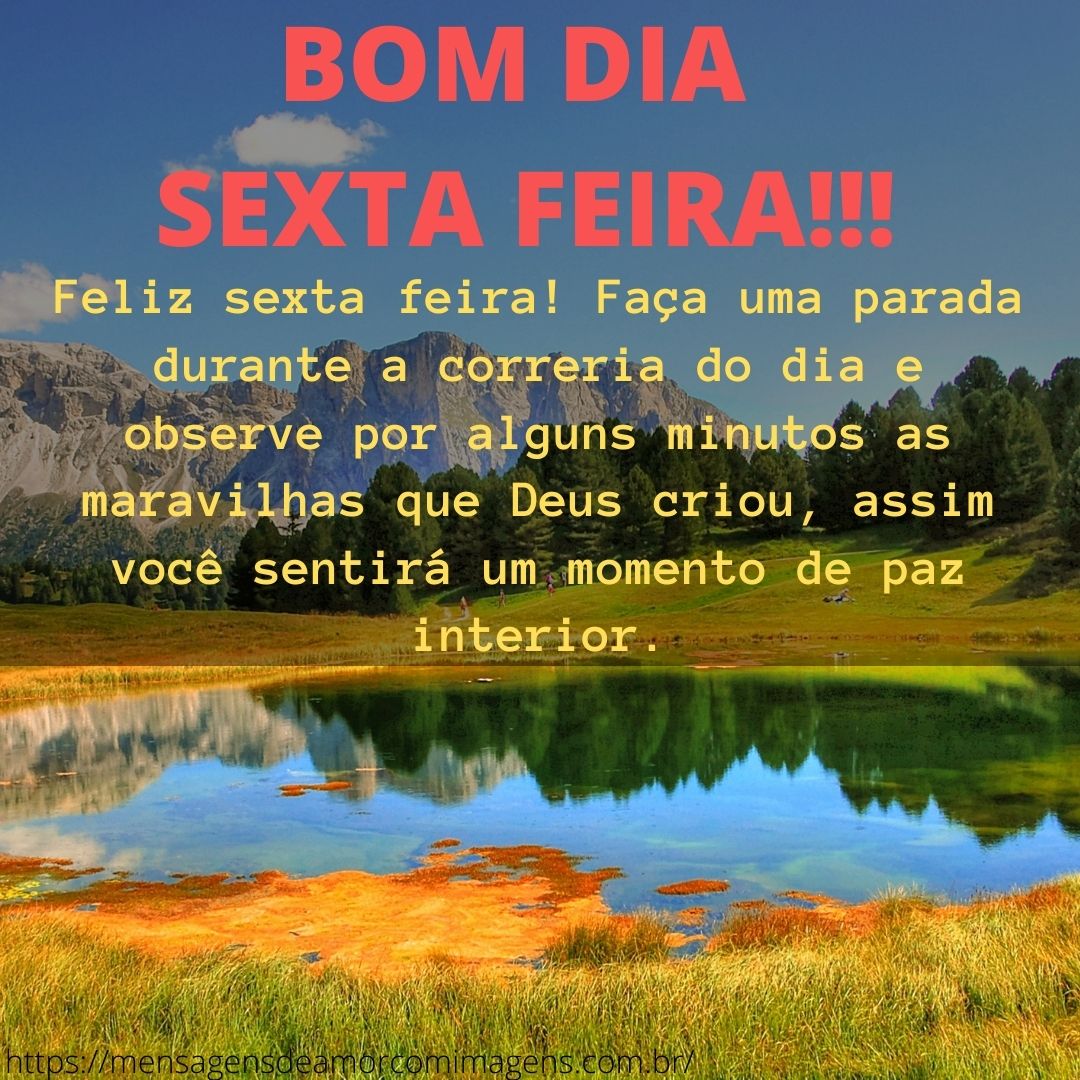 10 Imagens De Bom Dia Sexta Feira Abençoada