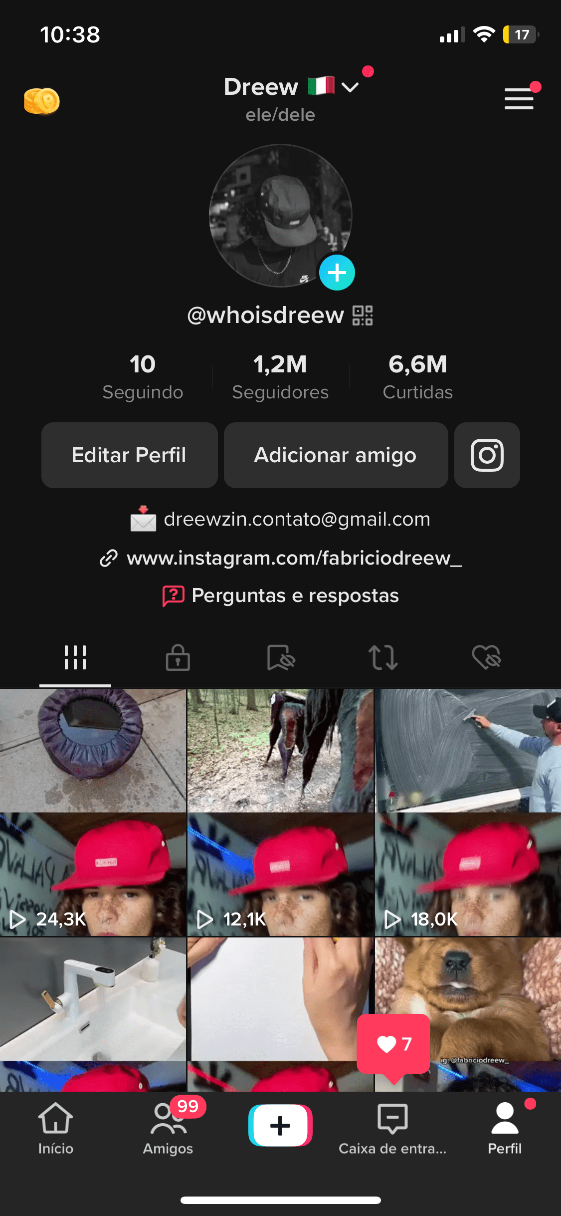 Conta Do Tiktok 12m Seguidores • Mercado De Contas