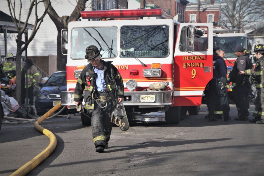 Trenton Firefighters Battle Basement Fire On Cummings Place Midjersey