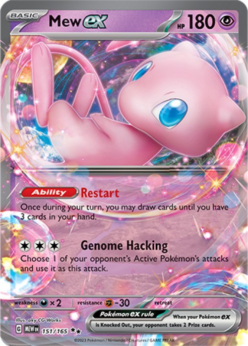 Mew Ex 151165 Pokémon Tcg Scarlet And Violet—151 Miketendo64