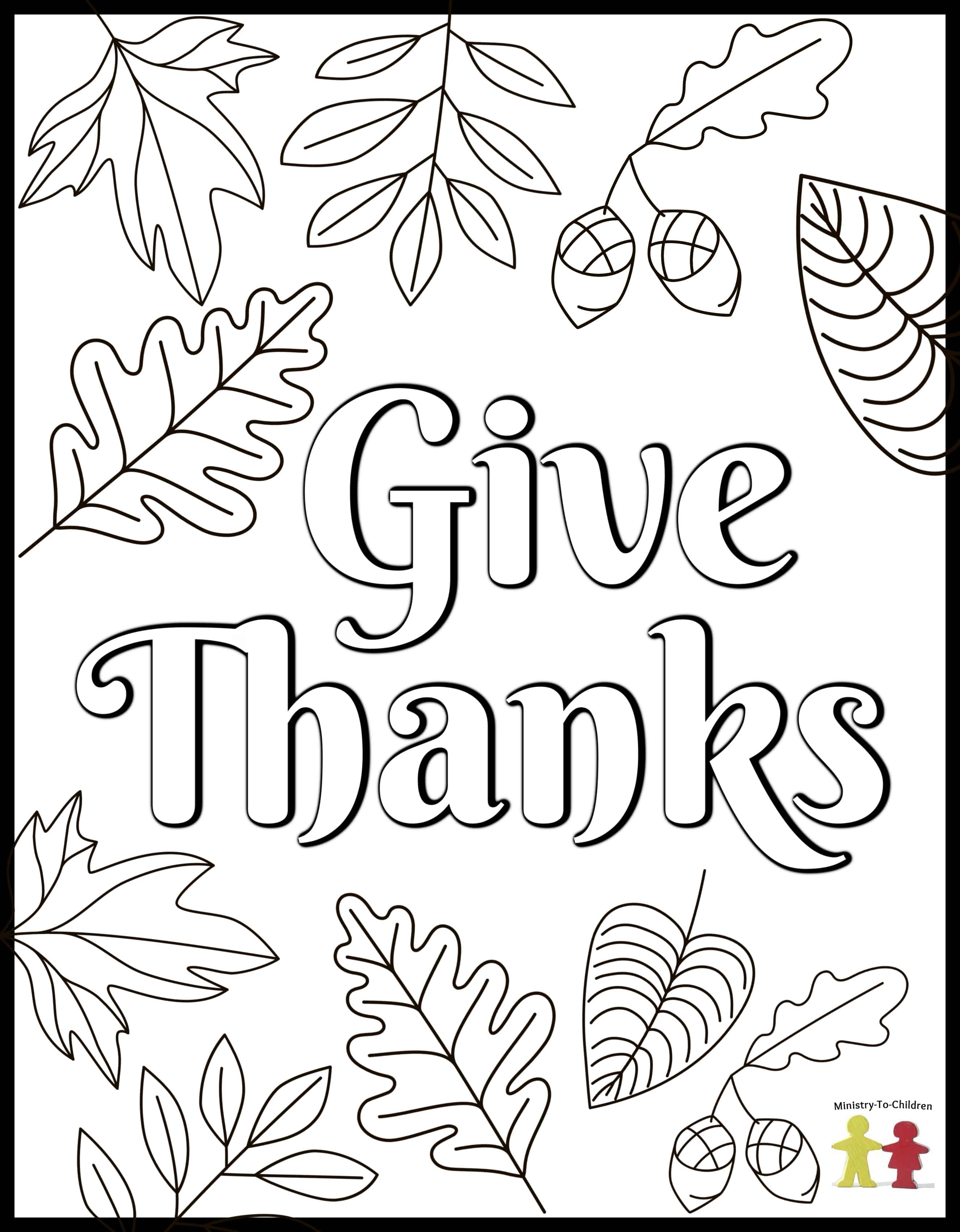 Printable Free Thanksgiving Coloring Pages