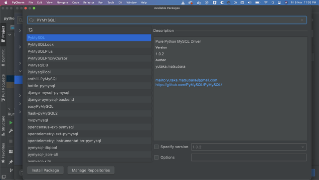 Connect Python To Mysql Database With Pymysql And Phpmyadmin