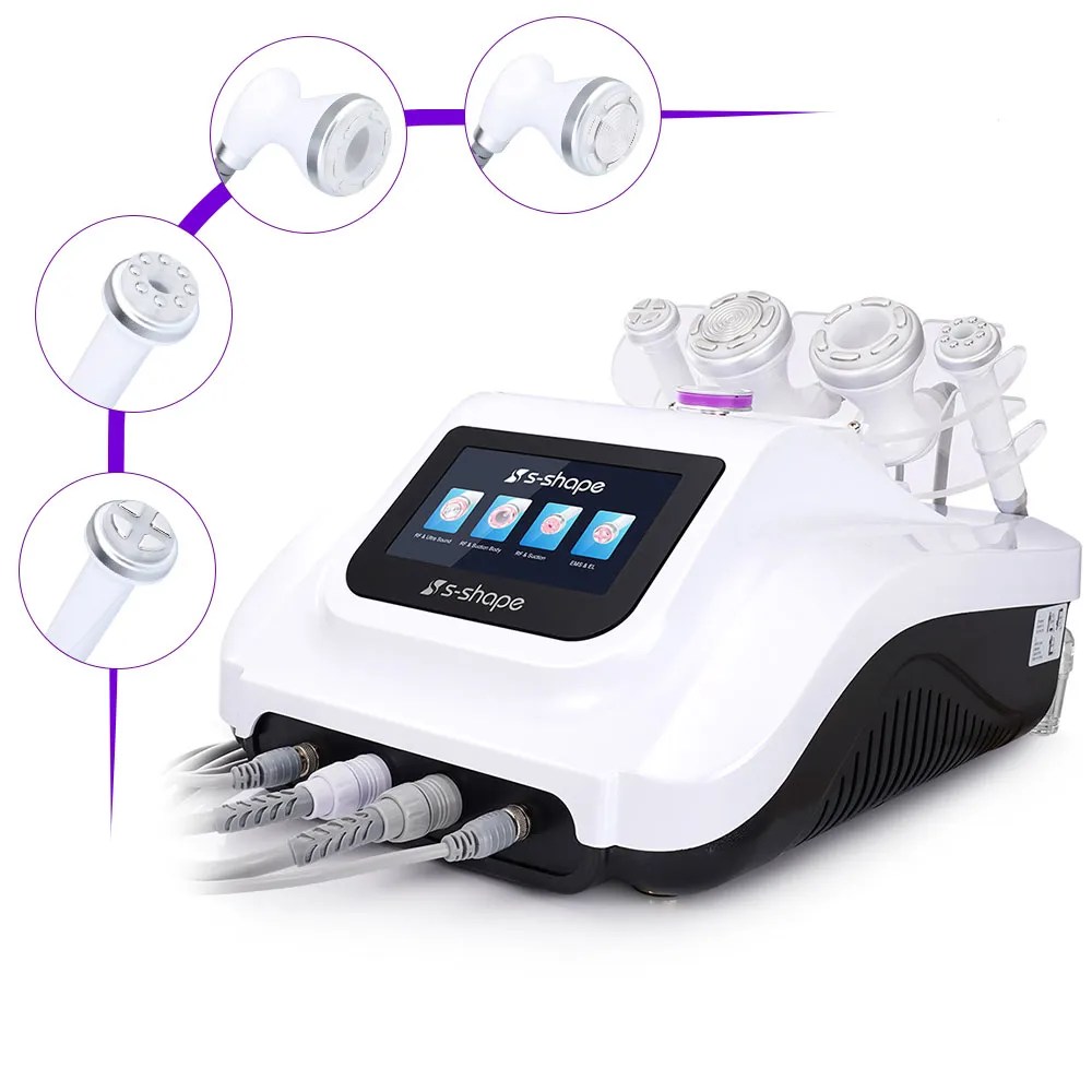 S Shape Machine 30k Cavitation Vacuum Rf Slimming Machine