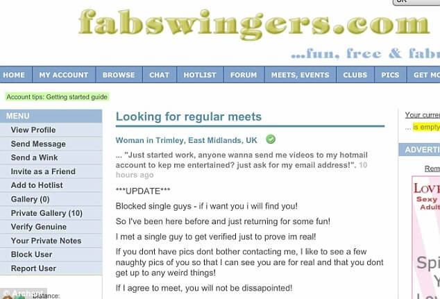 Fabswingers Review 2023 Free Uk Swingers Site Events