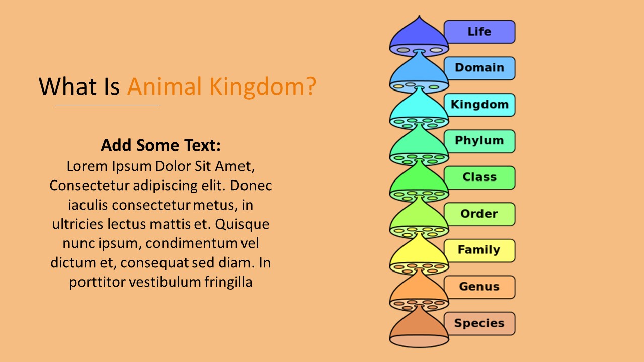 Free Animal Kingdom Powerpoint Template Myfreeslides