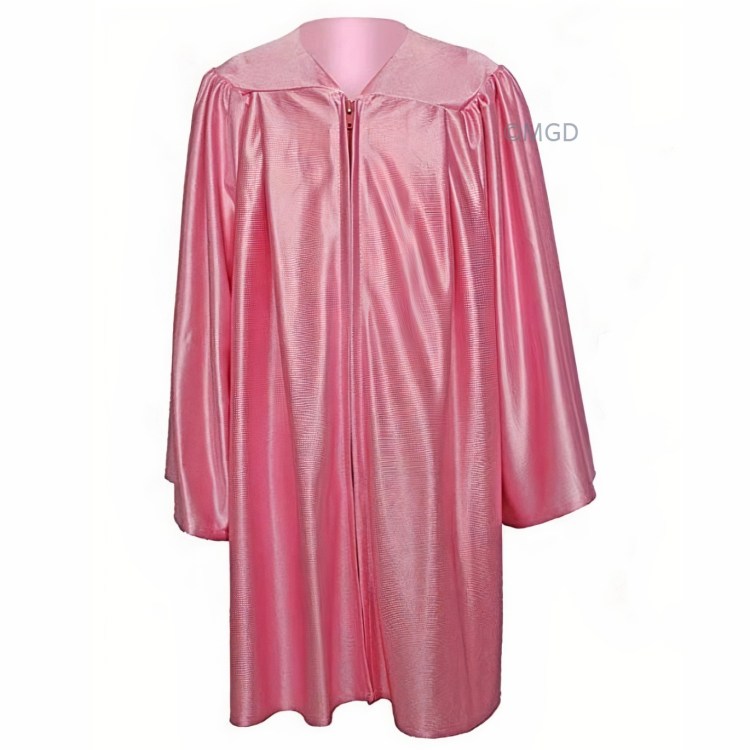 Pink Shiny Primary Graduation Gown And Cap My Graduation Day Mgd