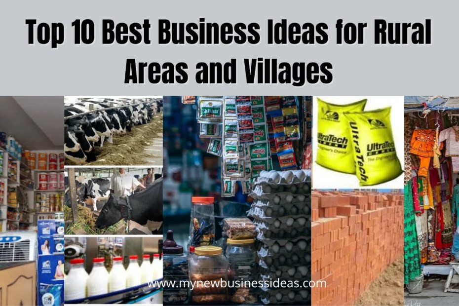 Top 10 Best Business Ideas For Rural Areas And Villages