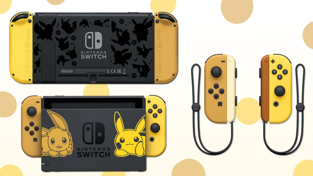 Nintendo Switch Pikachu Eevee Edition Console With Pokemon Lets Go