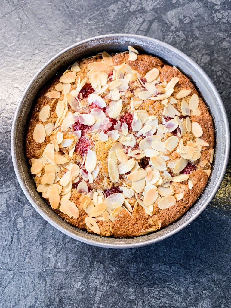 Raspberry Almond Crumb Cake Recipe Nobizlikedoughbiz Cakes