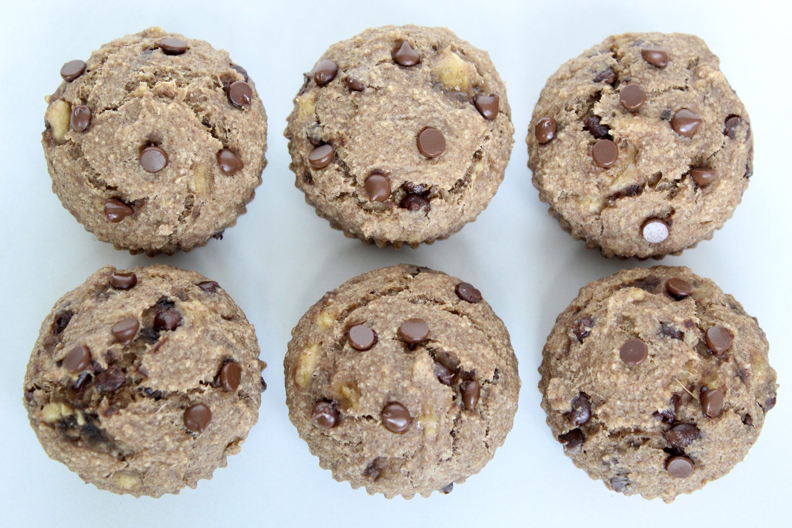 Vegan Banana Chocolate Chip Muffins 2 Banana Recipe No Meat Fast Feet