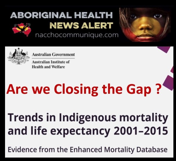 Naccho Aboriginal Health Aihw Reports 1indigenous Life Expectancy