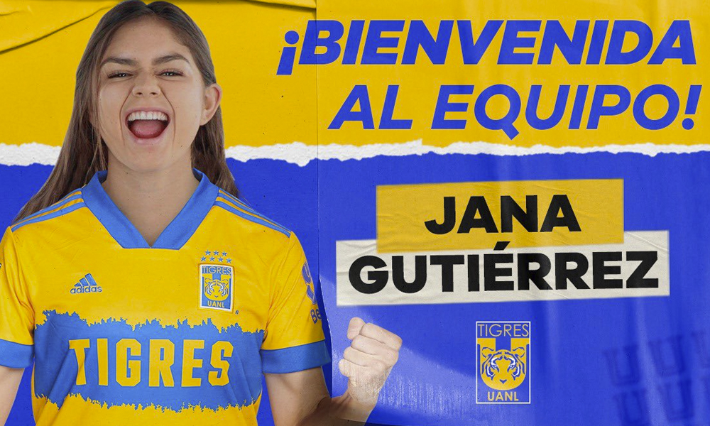 ¡oficial Jana Gutiérrez Es Nueva Jugadora De Tigres Femenil