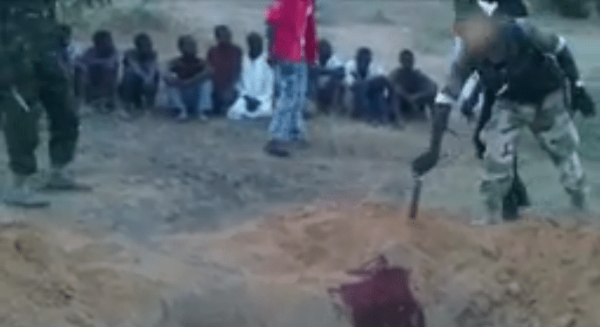 Video Nigerian Soldiers Torturing Killing Suspected Boko Haram