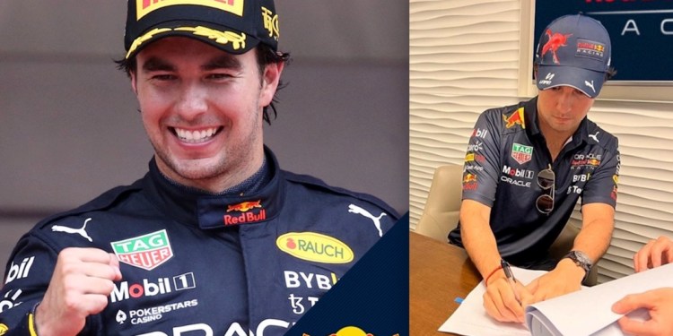 Checo Pérez Renueva Contrato Con Red Bull Hasta 2024 Cc News