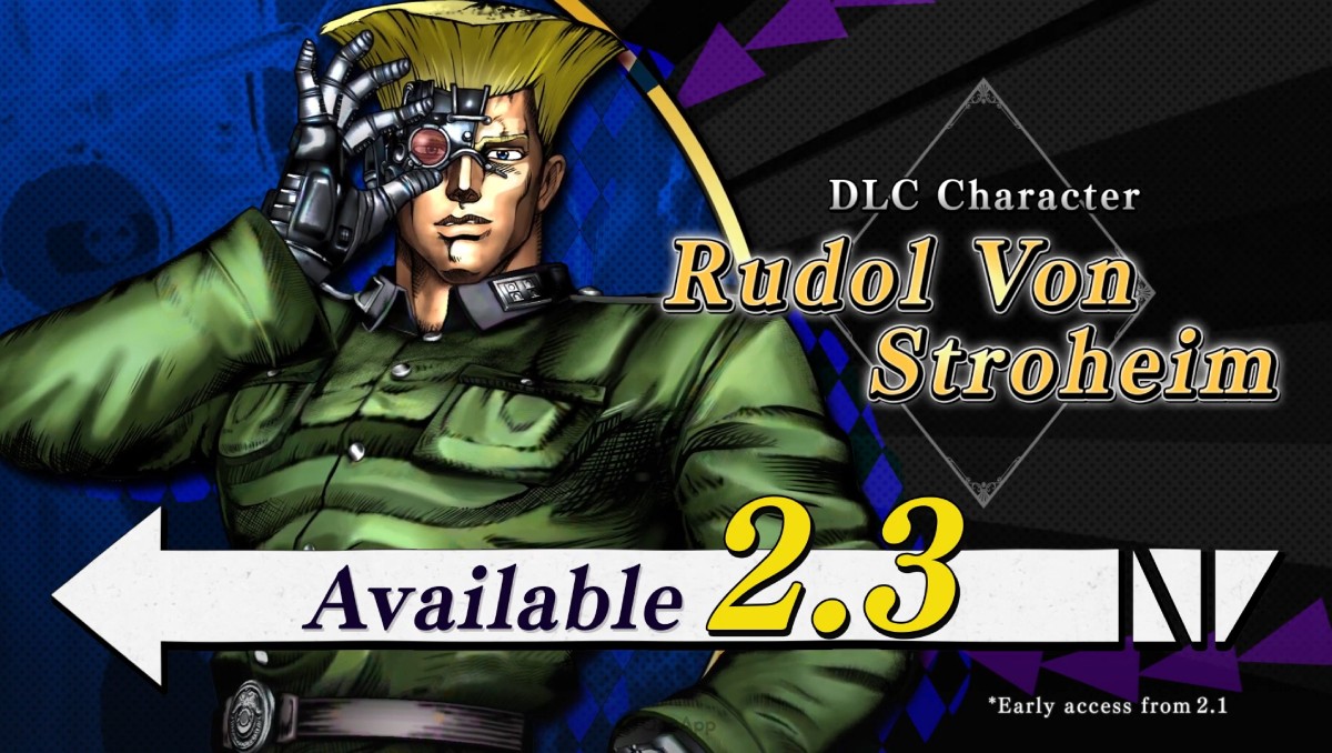 Jojos Bizarre Adventure All Star Battle R Adds Rudol Von Stroheim On