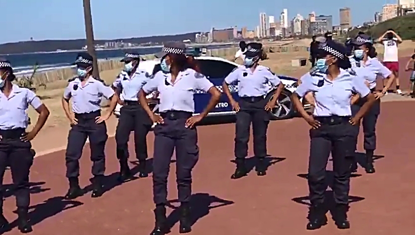 Watch Members Of Ethekwini Metro Police Take Jerusalemadancechallenge