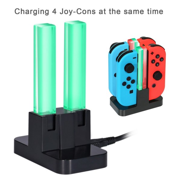 Charging Dock Stand For Nintendo Switch Kingtop Joy Con Controllers