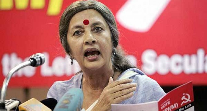 Brinda Karat Slams Bjp Says Saffron Party Forms Unholy Alliance With