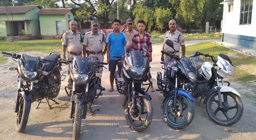 Assam Two Bike Lifters Arrested In Udalguri Total 11 Bikes Recovered