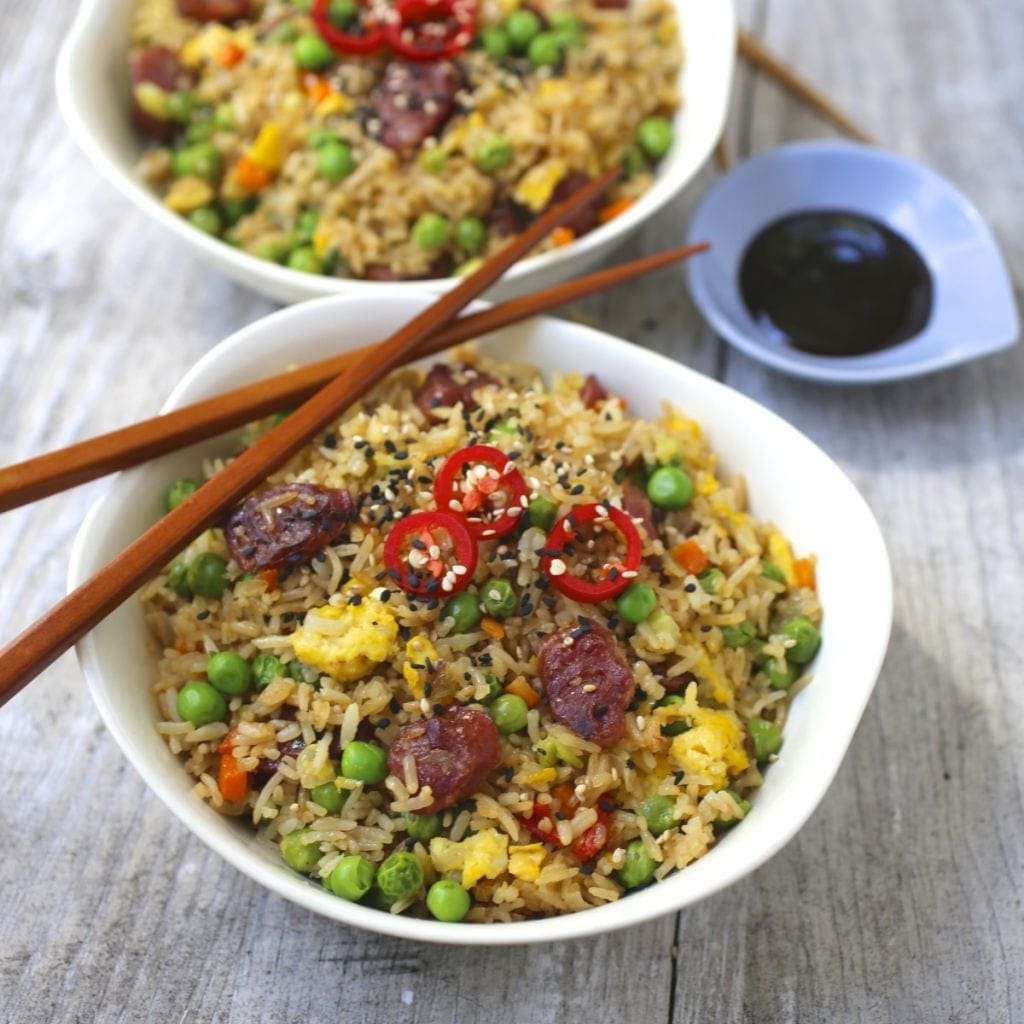 Simple And Delicious Fried Rice Nerds With Knives