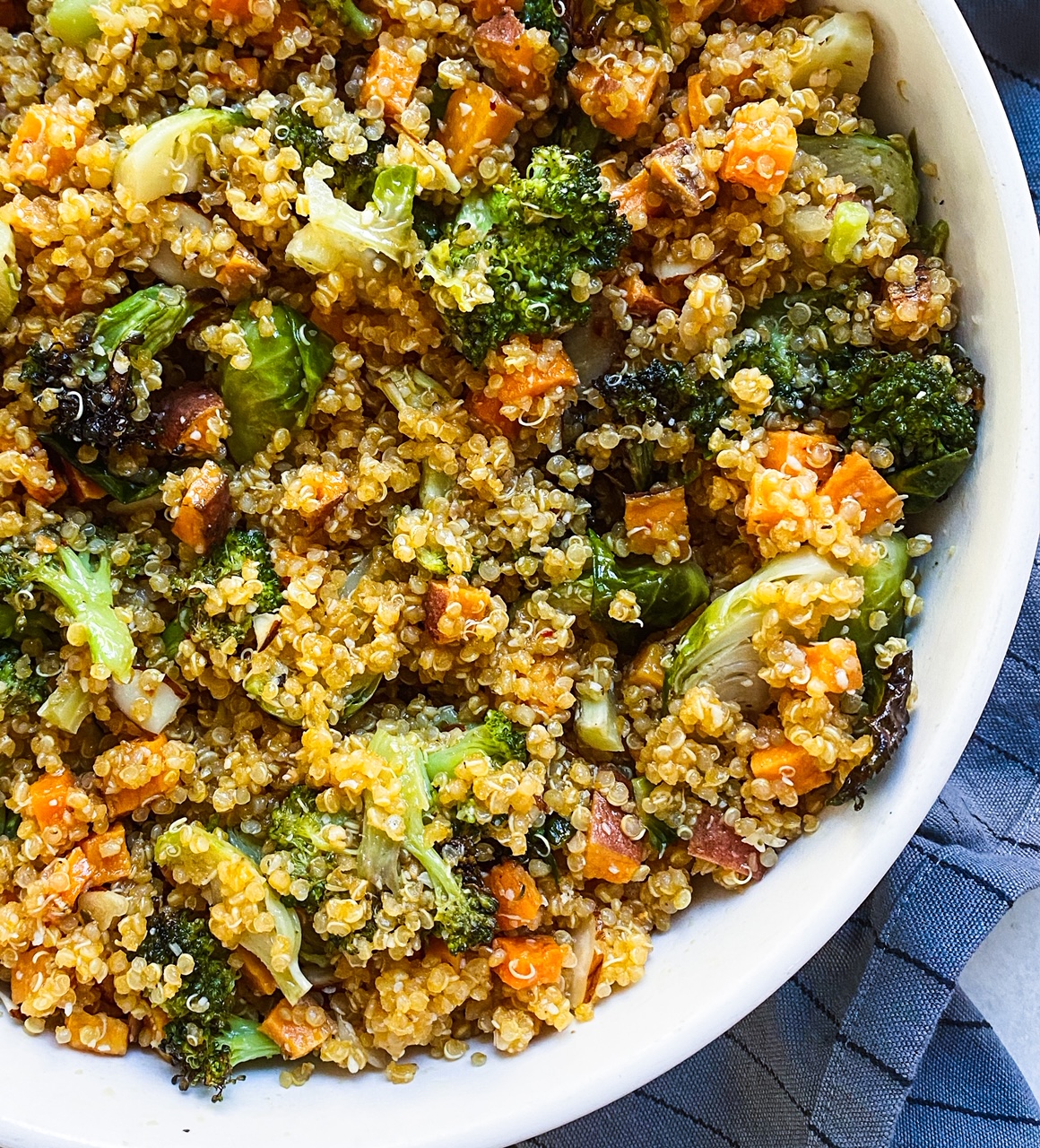 Roasted Vegetable Lemon Quinoa Salad Nutritious Delights