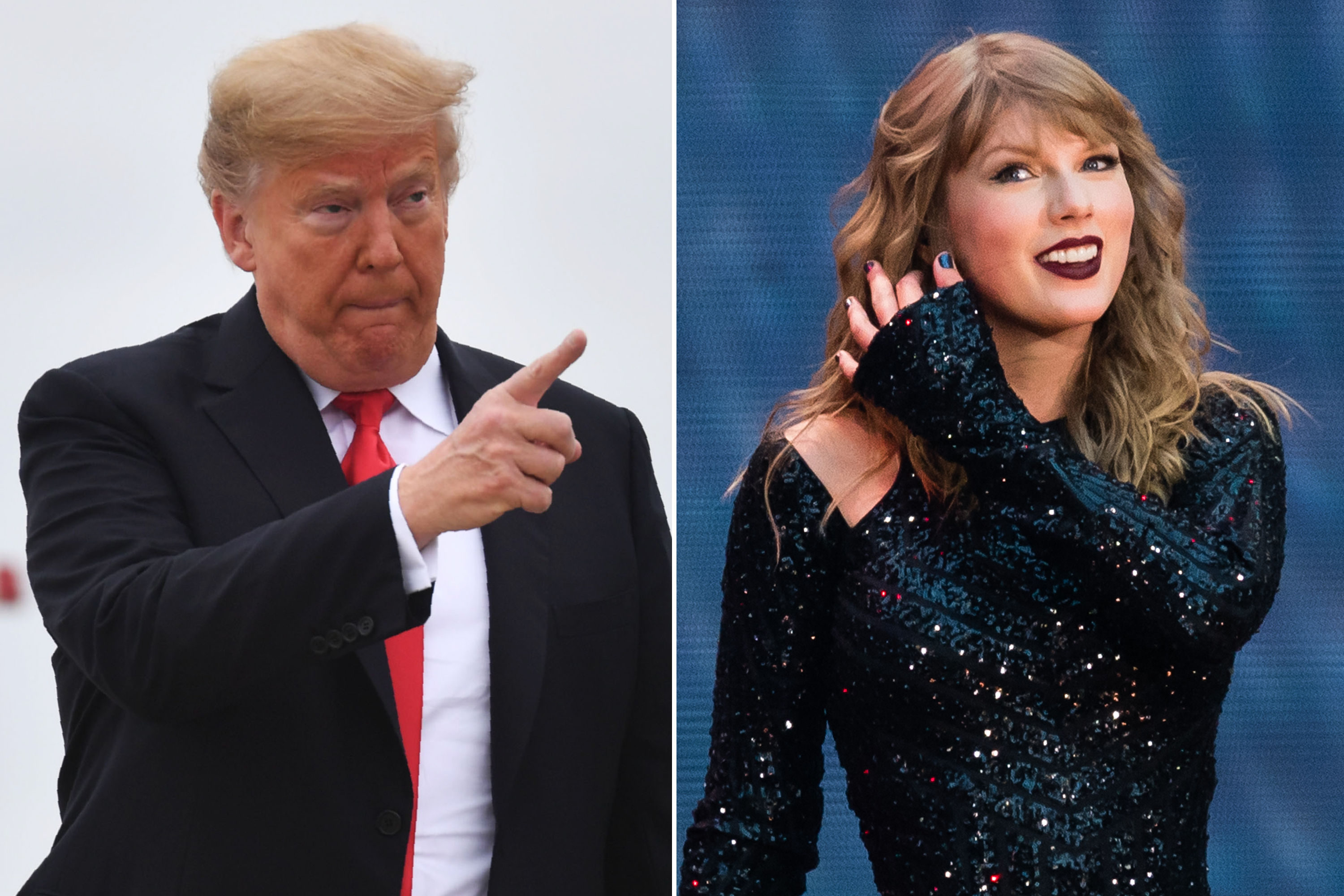 Trump I Like Taylor Swifts Music 25 Percent Less After Endorsement