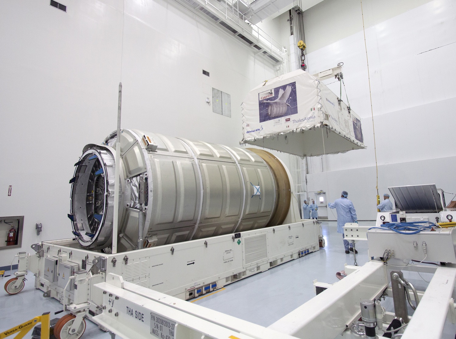 Orbital Atk Ships Service Module For Next Cygnus Cargo Mission Spacenews